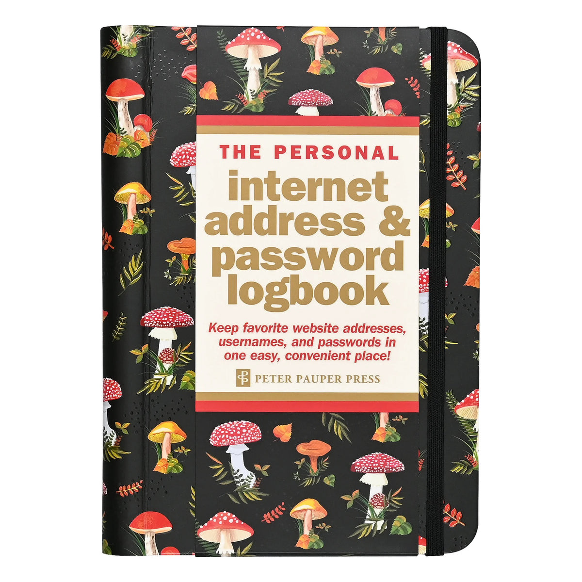 Internet Log Book Mushrooms | Peter Pauper Press – Outer Layer