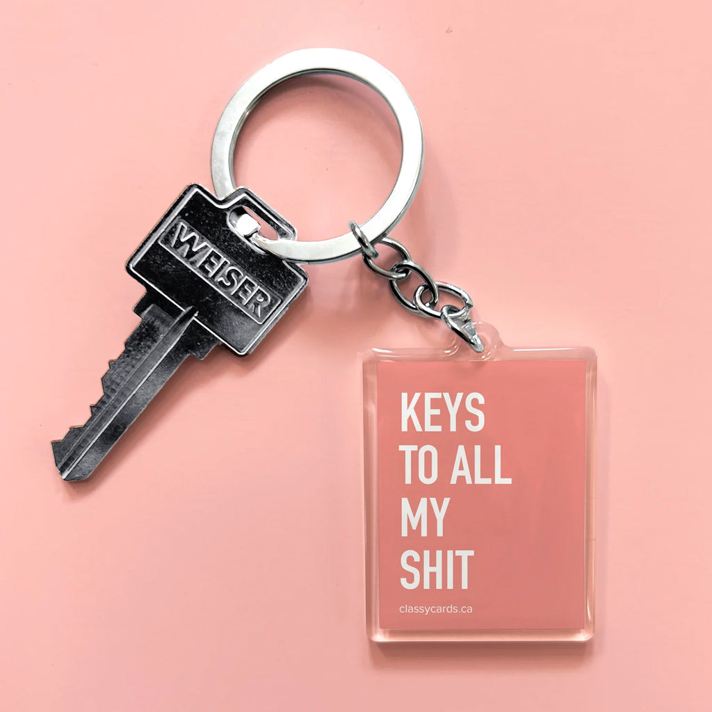 Keys To Shit Keychain | Classy Cards – Outer Layer