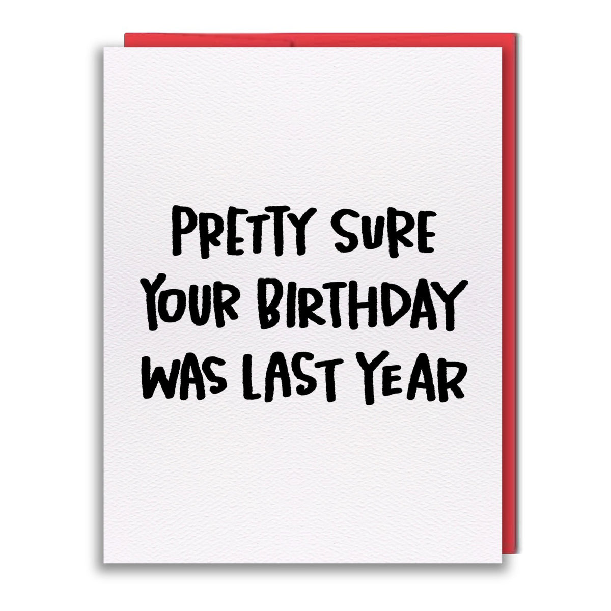 Last Year Birthday Card | Studio Vcky – Outer Layer