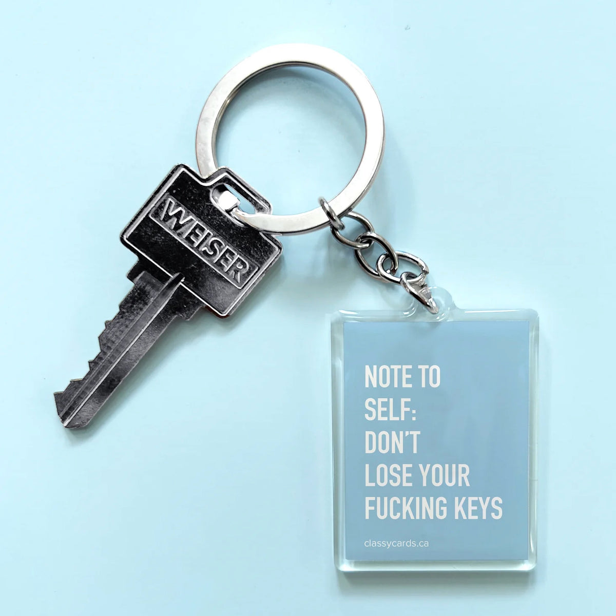 Lose Keys Keychain | Classy Cards – Outer Layer