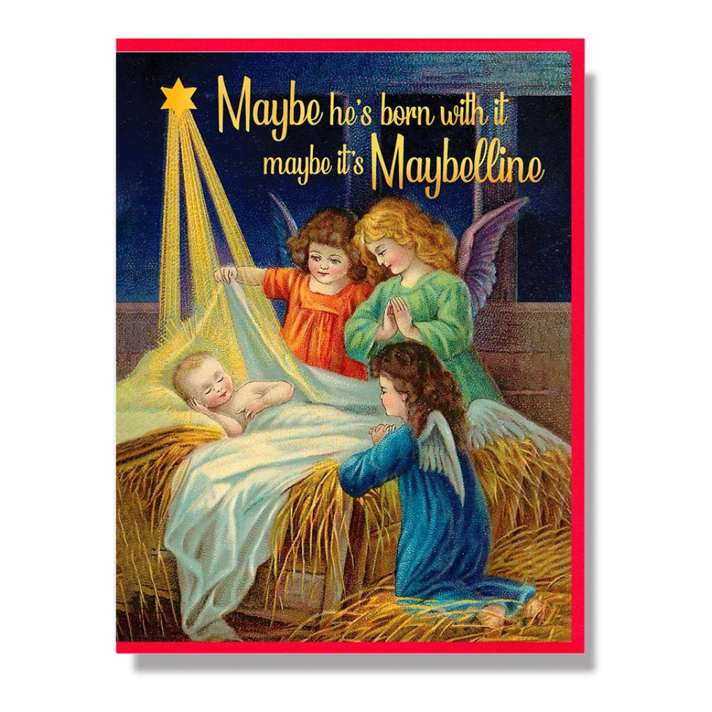 Maybe It's Maybelline Christmas Card | Smitten Kitten – Outer Layer