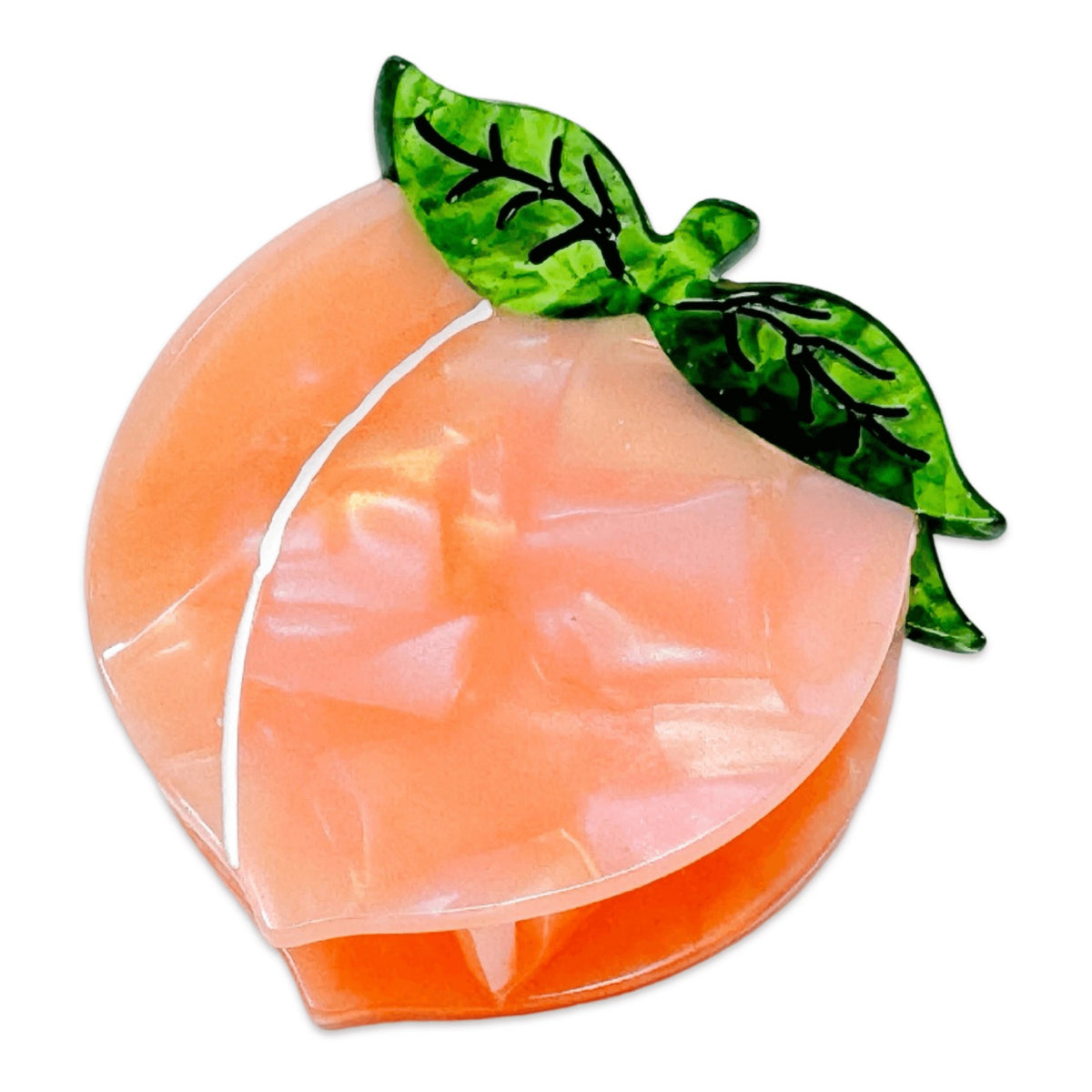 Midi Peach Hair Claw Clip | Jenny Lemons – Outer Layer