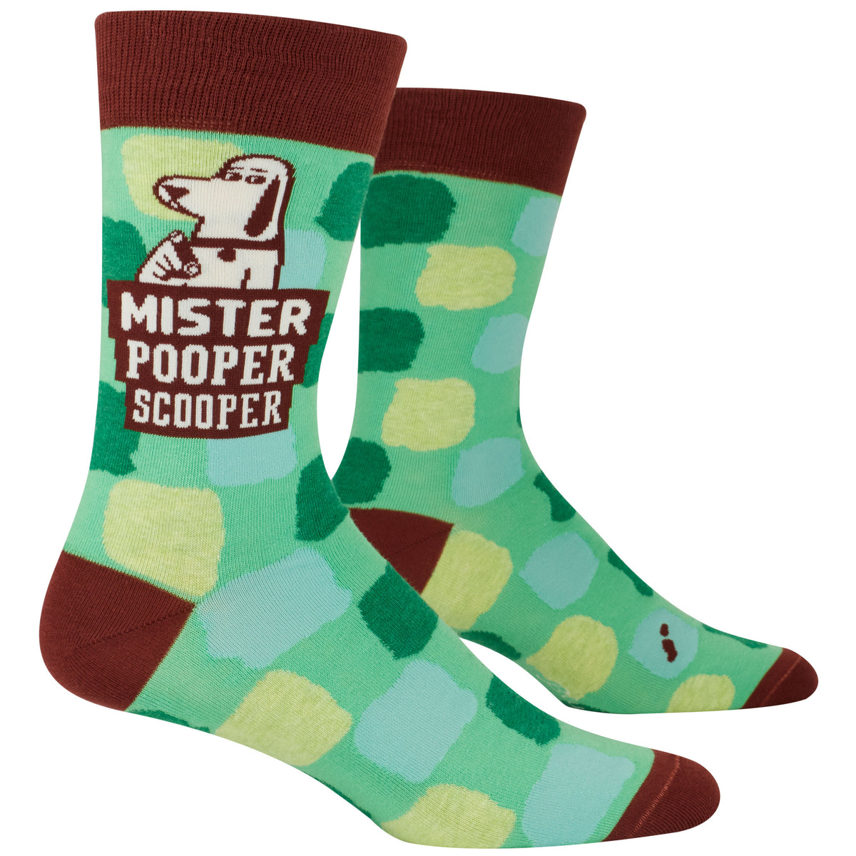 Mr. Pooper Scooper Men's Socks | Blue Q – Outer Layer