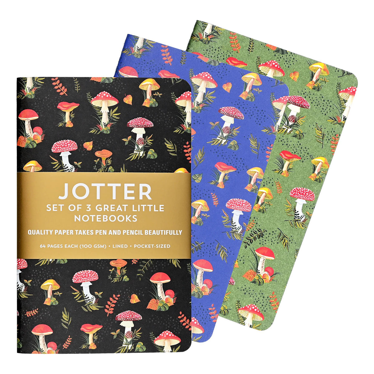 Mushrooms Jotter Notebooks | Peter Pauper Press – Outer Layer