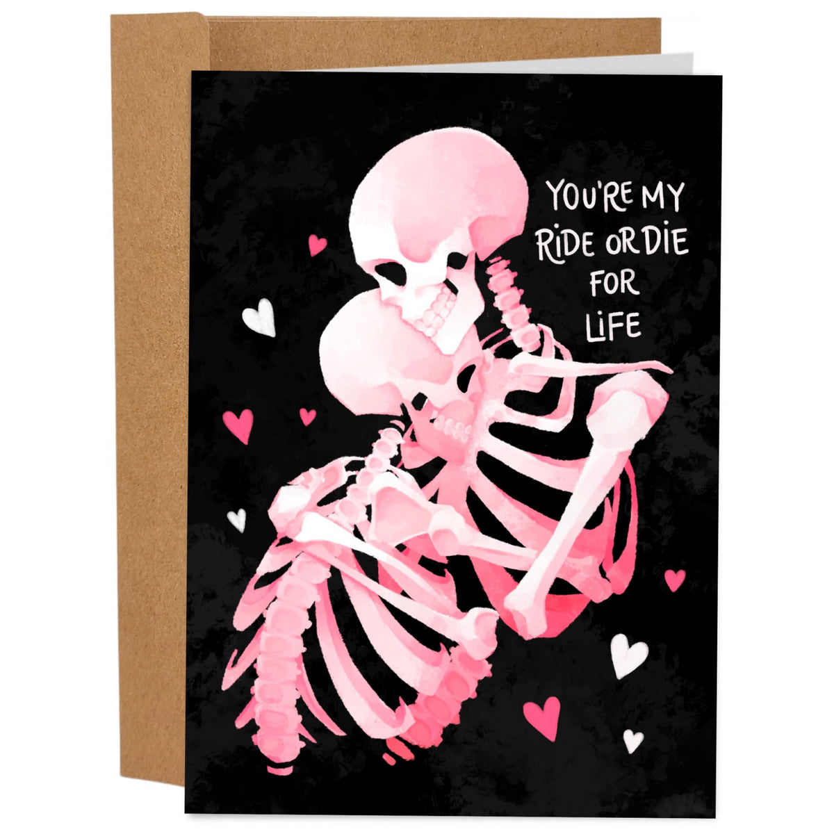My Ride Or Die For Life Card | Sleazy Greetings – Outer Layer