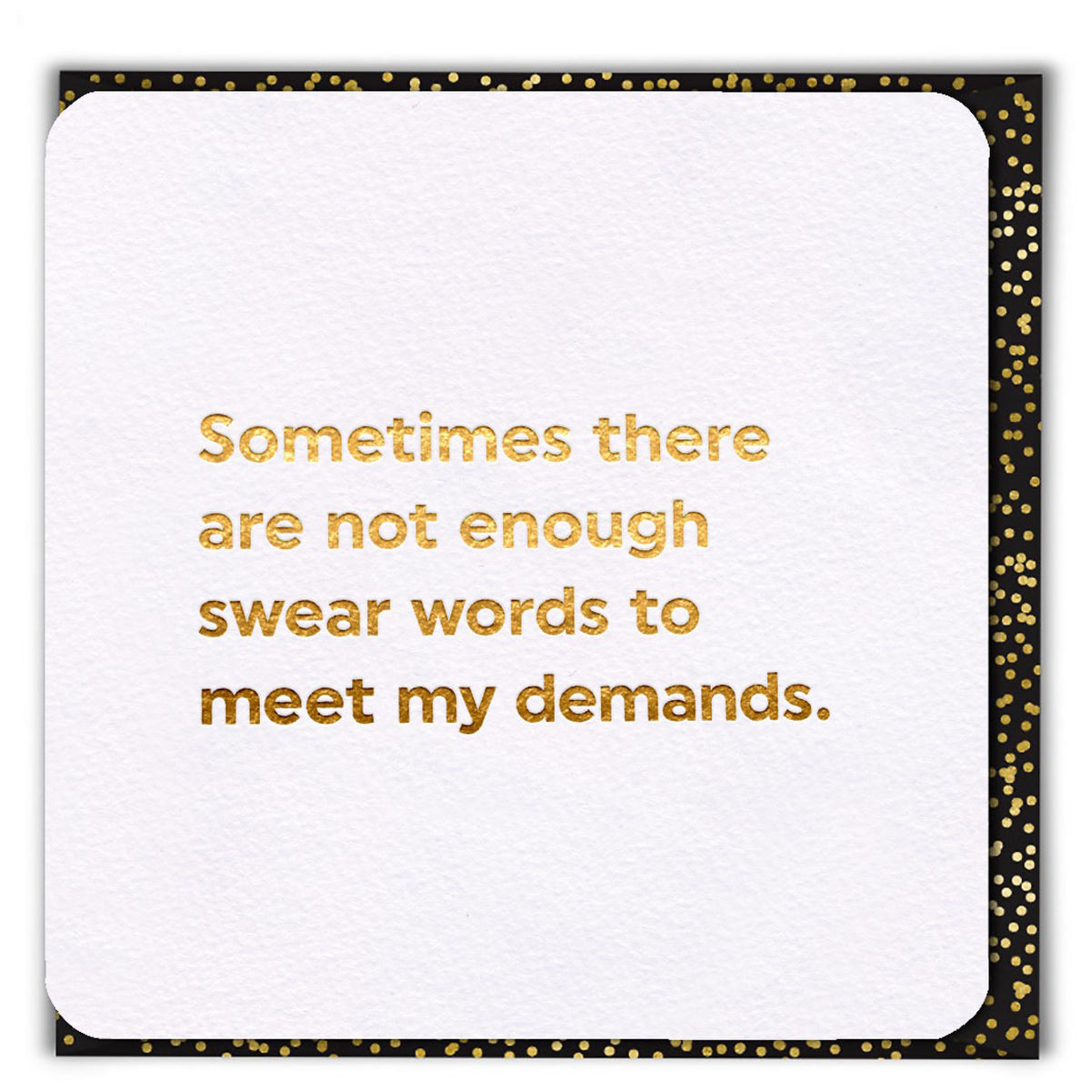 Not Enough Swear Words Card | Brainbox Candy – Outer Layer