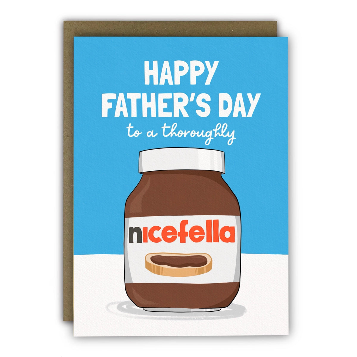 Nutella Father’s Day Card | Running With Scissors – Outer Layer
