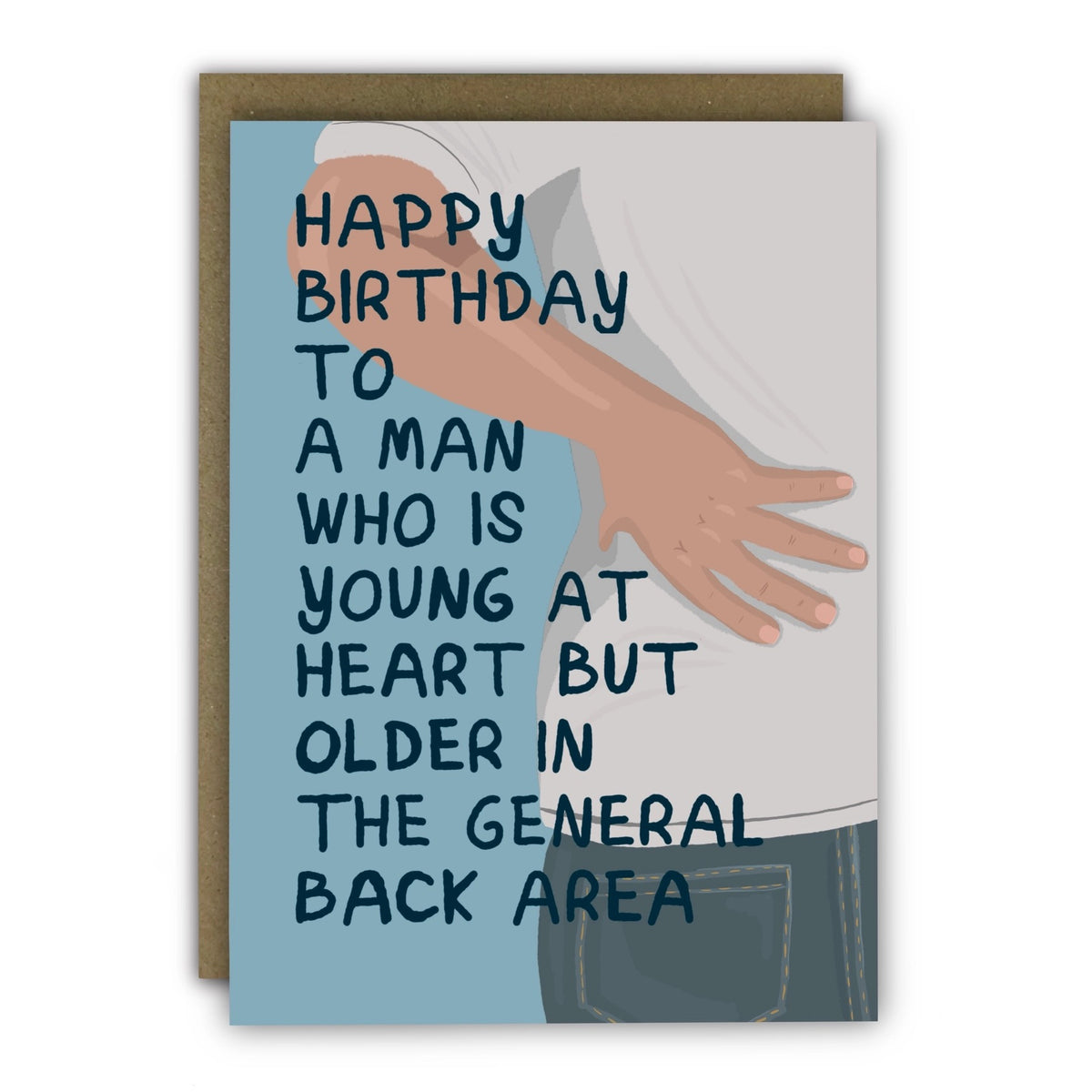 Older In The General Back Area Birthday Card | Running With Scissors ...
