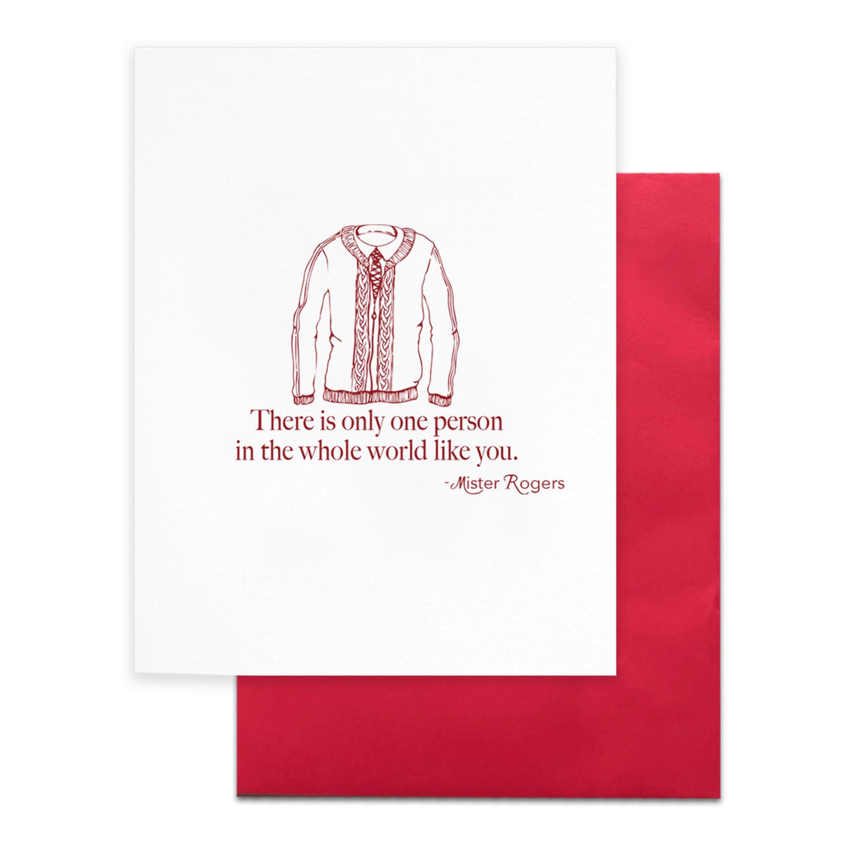 Only One Person Card | Cardideology – Outer Layer