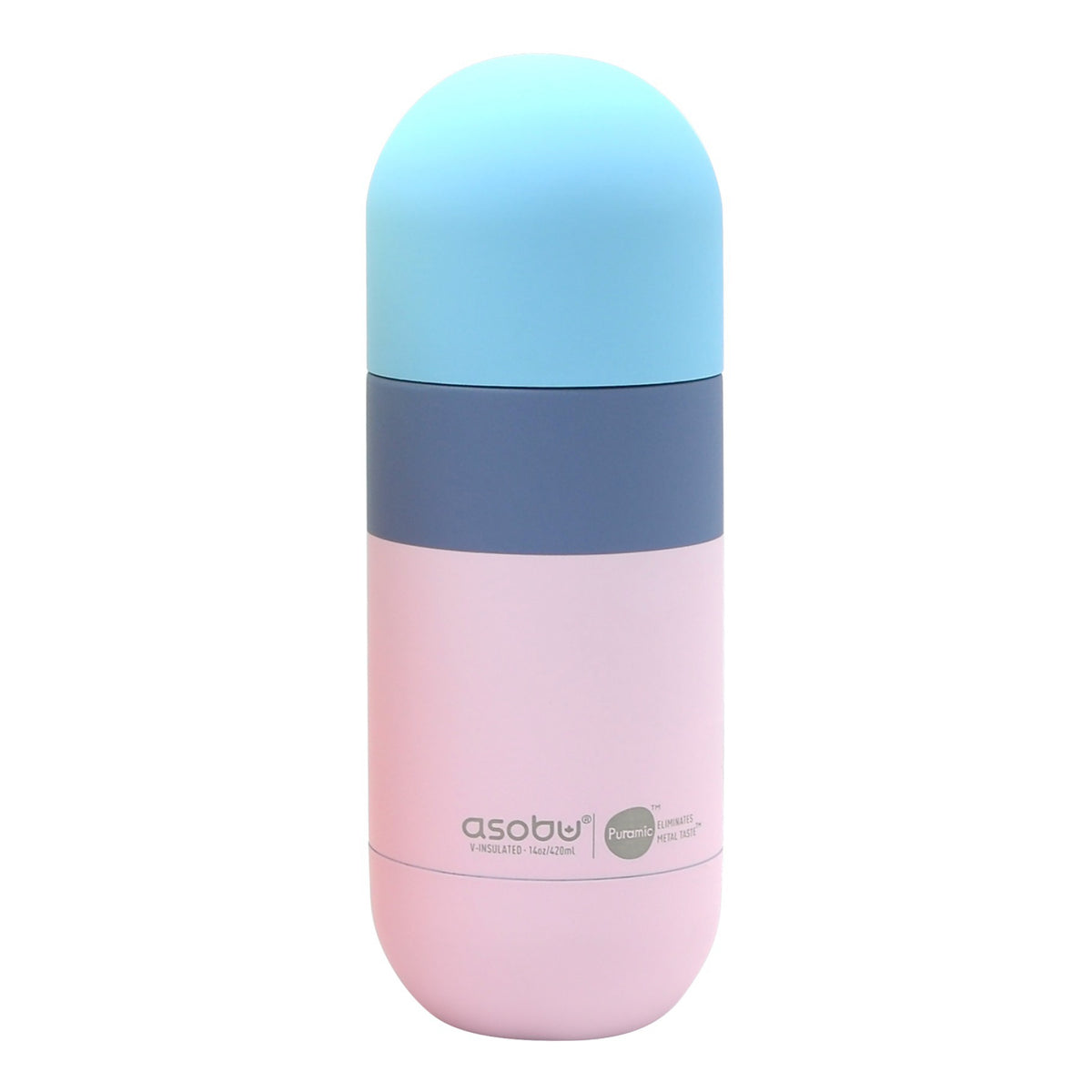 Orb Pastel Pink Water Bottle | Asobu – Outer Layer