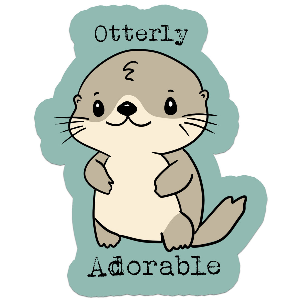 Otterly Adorable Sticker | Rebel and Siren – Outer Layer