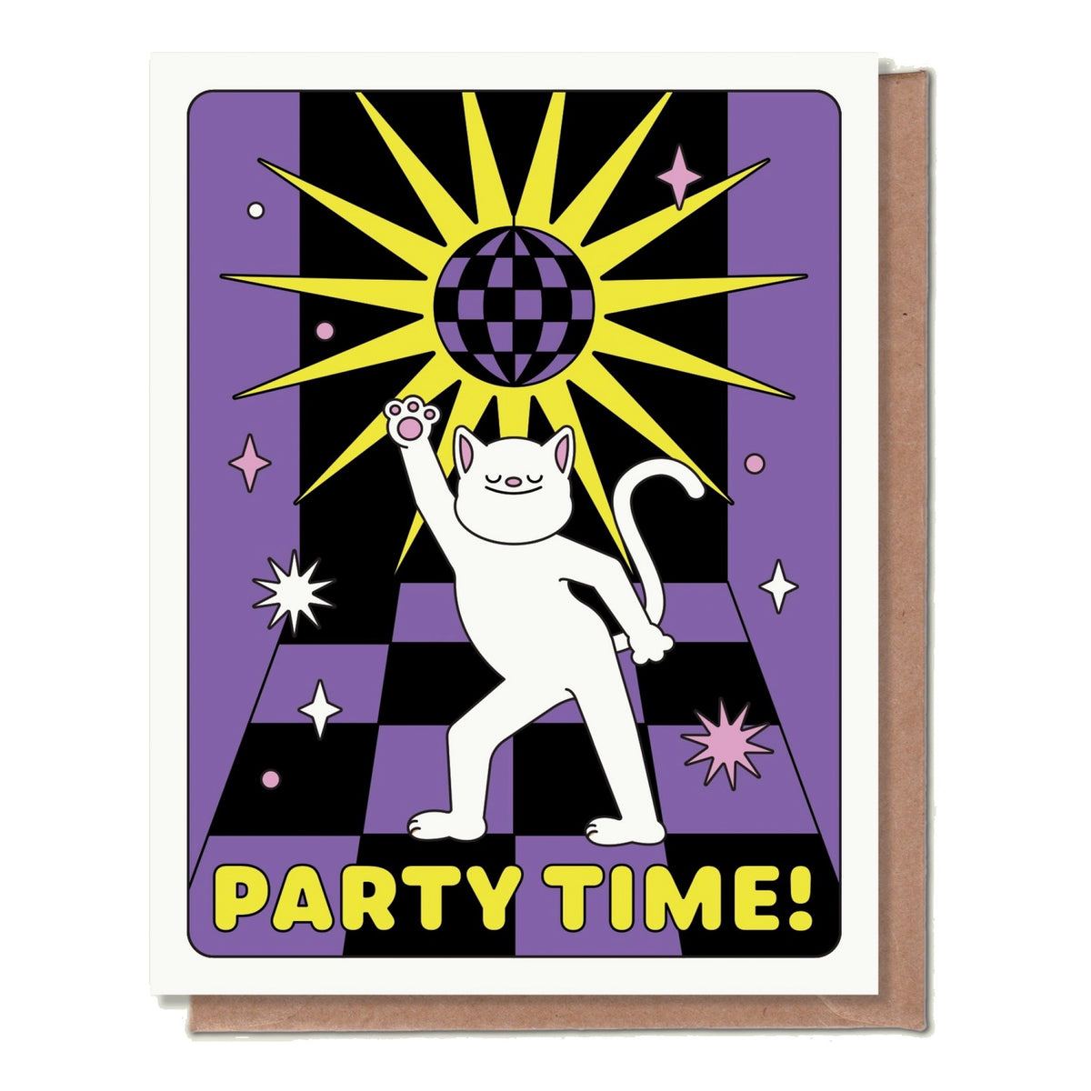 Party Time Greeting Card | Epée Lapin Studio – Outer Layer