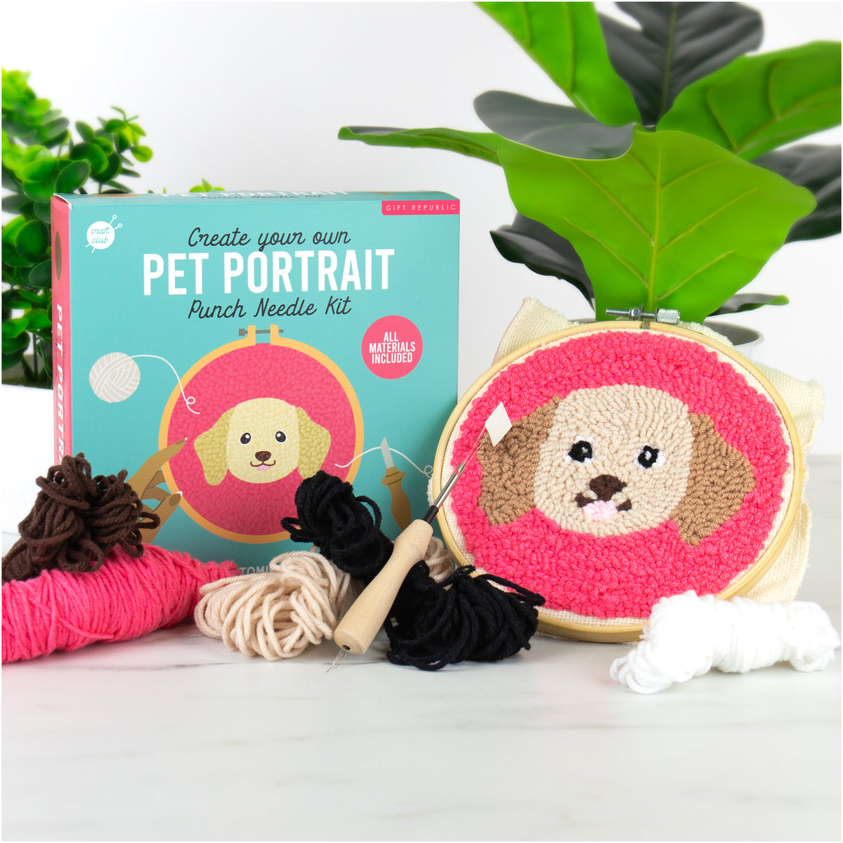 Pet Portraits Dog Punch Needle Kit | Gift Republic – Outer Layer