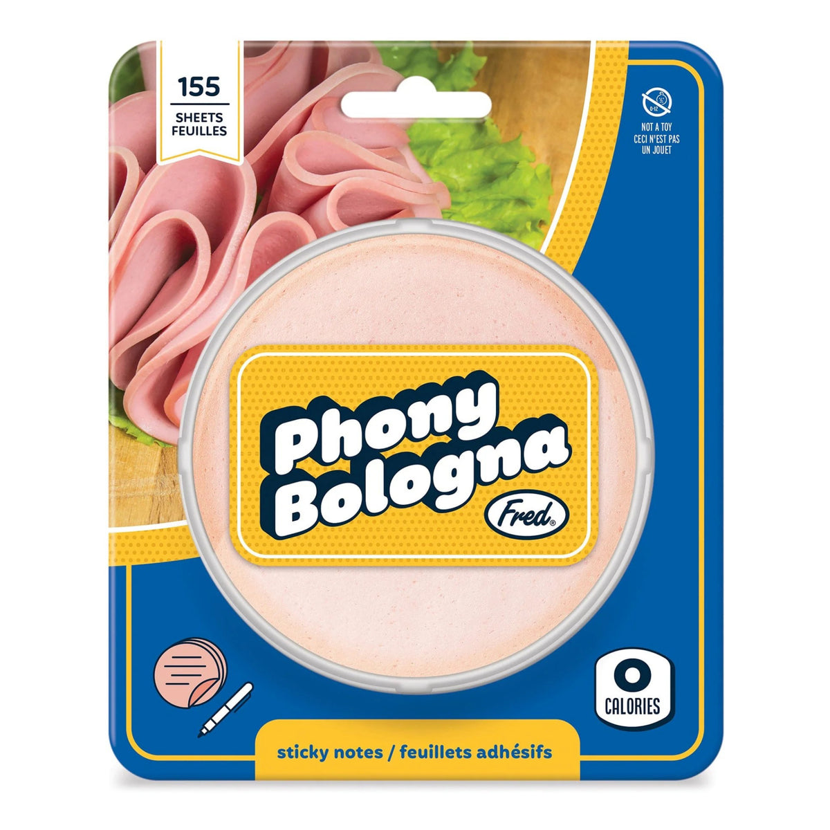 Phony Bologna Sticky Notes | Fred & Friends – Outer Layer
