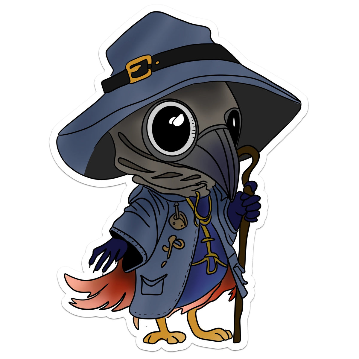 Plague Doctor Sticker | Rebel and Siren – Outer Layer