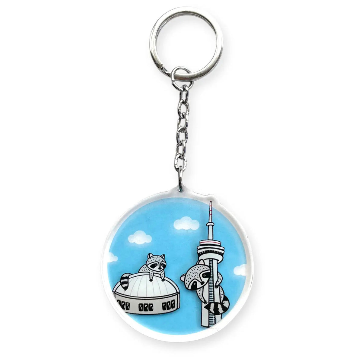 Raccoon City Acrylic Keychain | Crywolf – Outer Layer