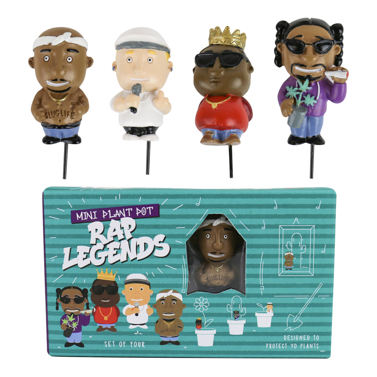 Rap Legends Plant Markers | Gift Republic – Outer Layer