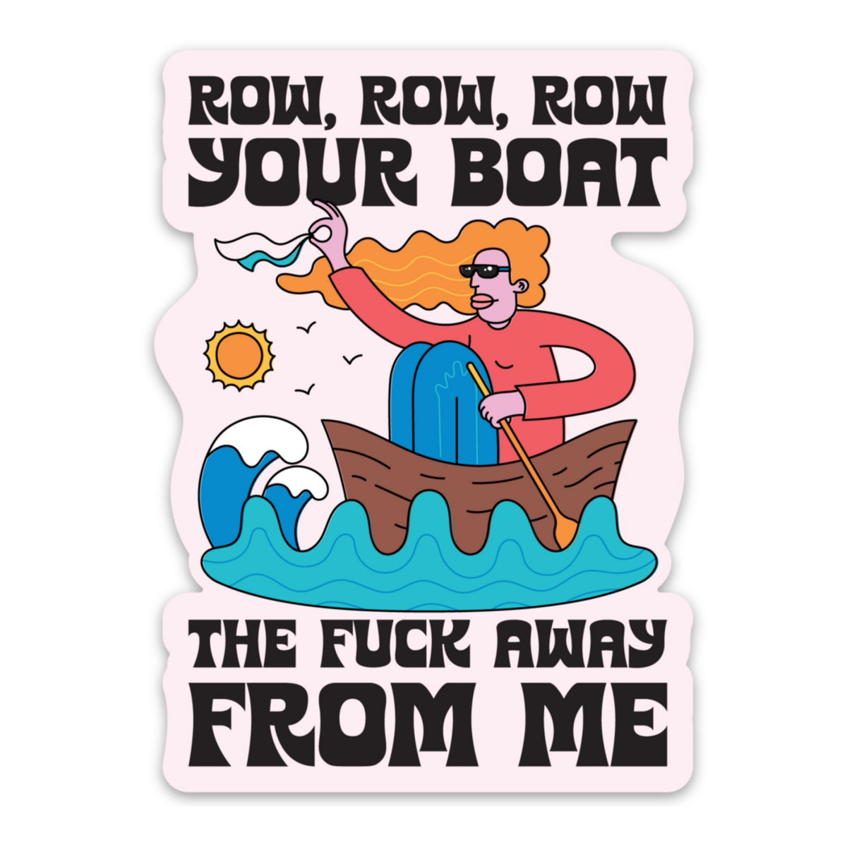 Row Row Row Your Boat Sticker | Fun Club – Outer Layer