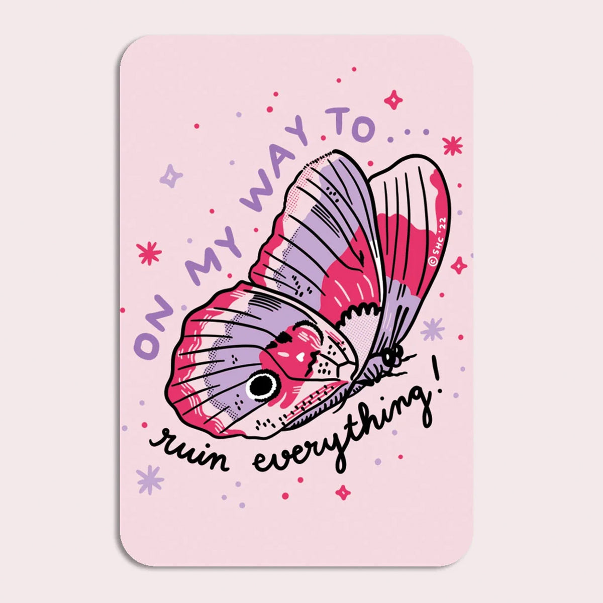 Ruin Butterfly Vinyl Sticker | Stay Home Club – Outer Layer