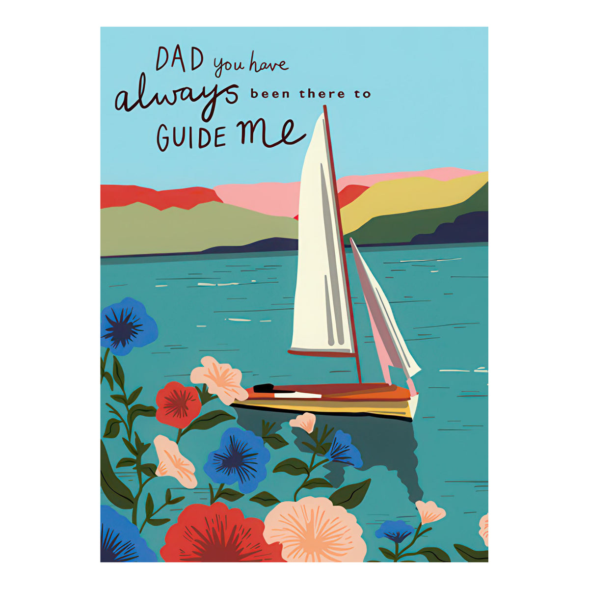 Sailing Father's Day Card | Calypso Cards – Outer Layer