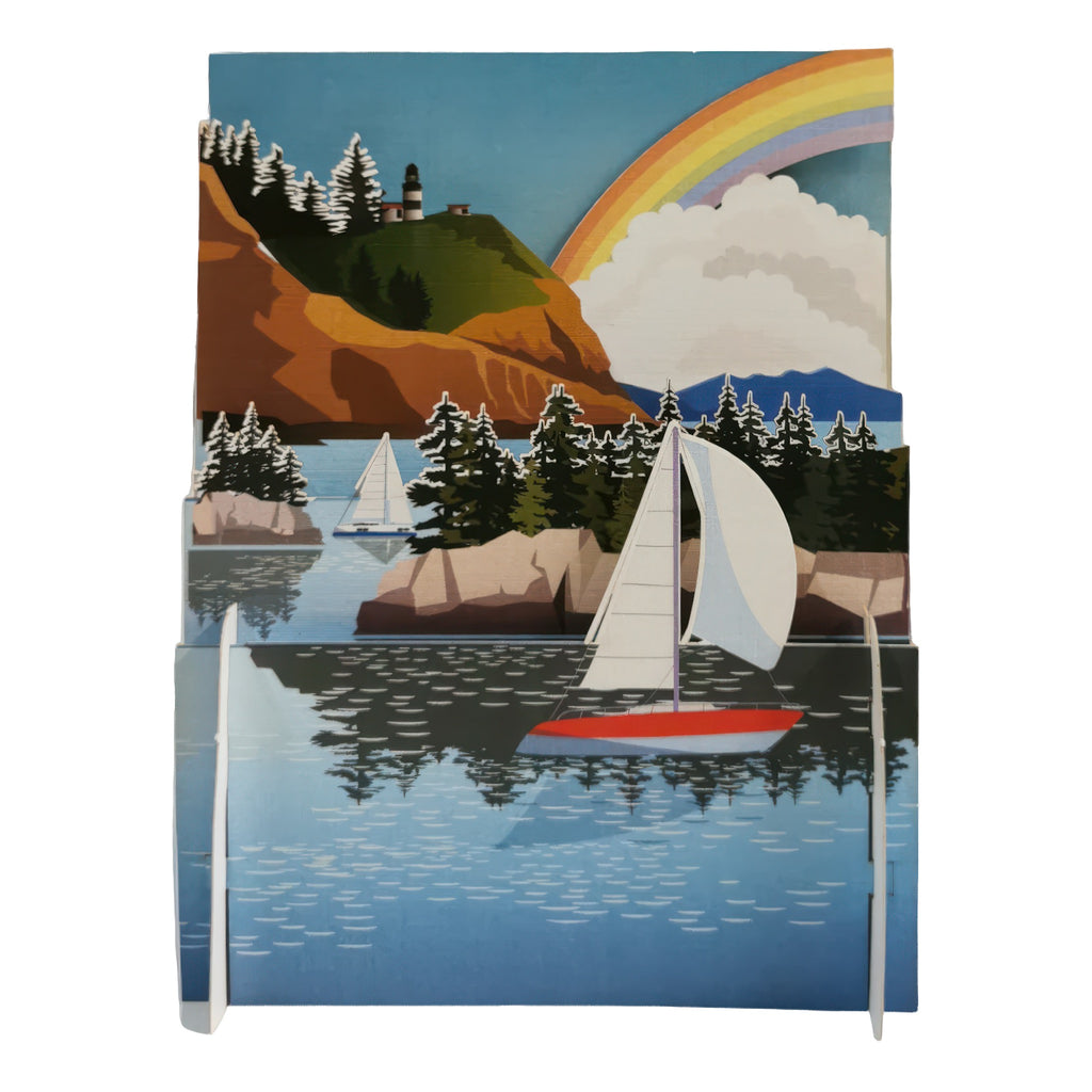 Sailing Pop Up Card | Alljoy Design – Outer Layer