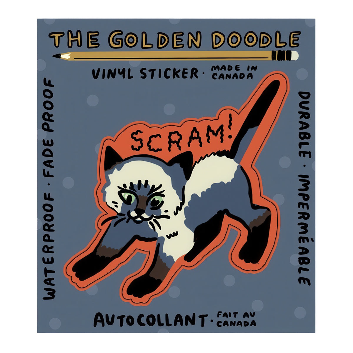 Scram Vinyl Sticker | Stay Home Club – Outer Layer