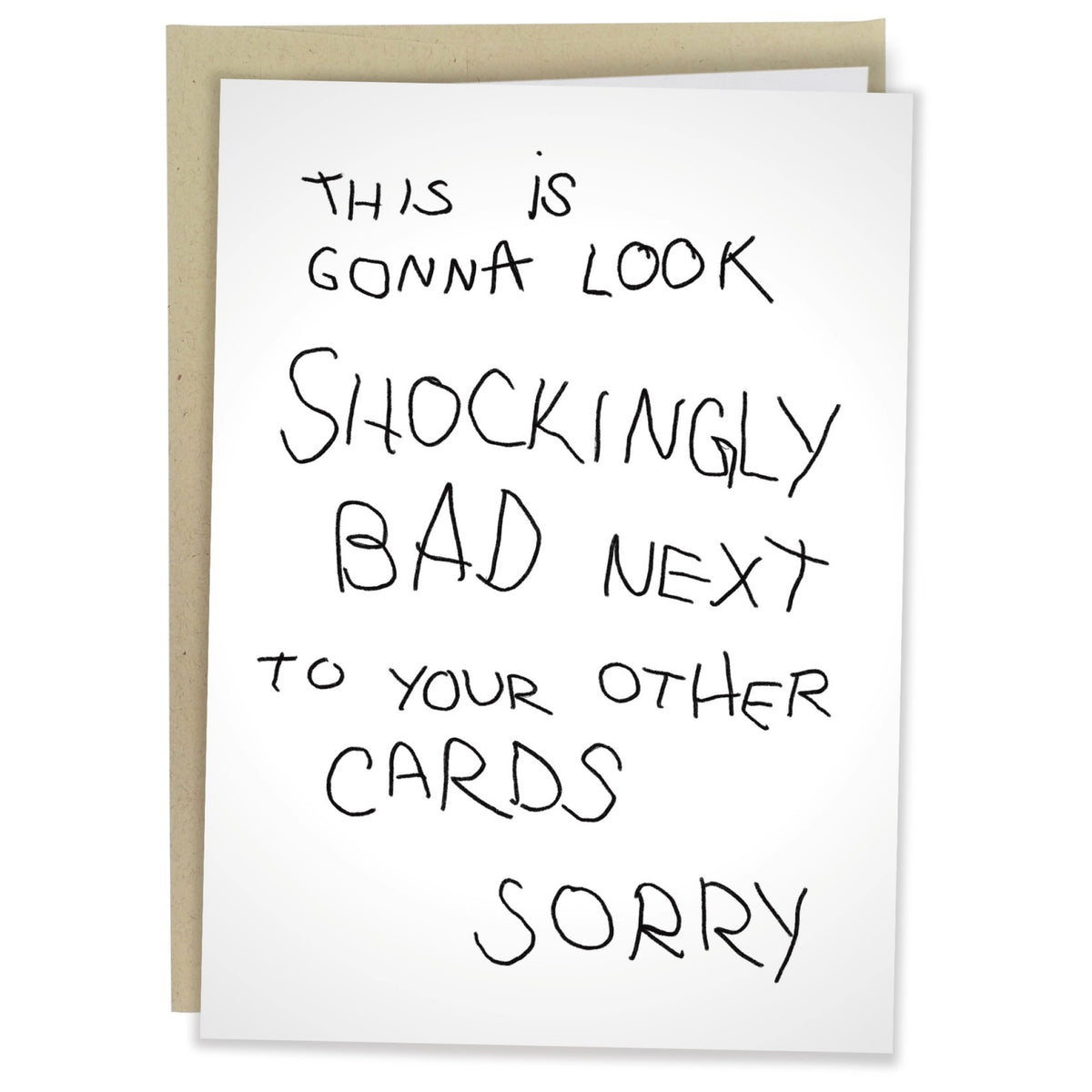 Shockingly Bad Card | Sleazy Greetings – Outer Layer