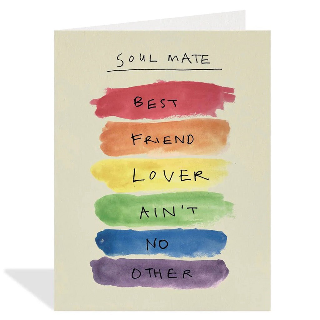 Soul Mate Card | Halfpenny Postage – Outer Layer