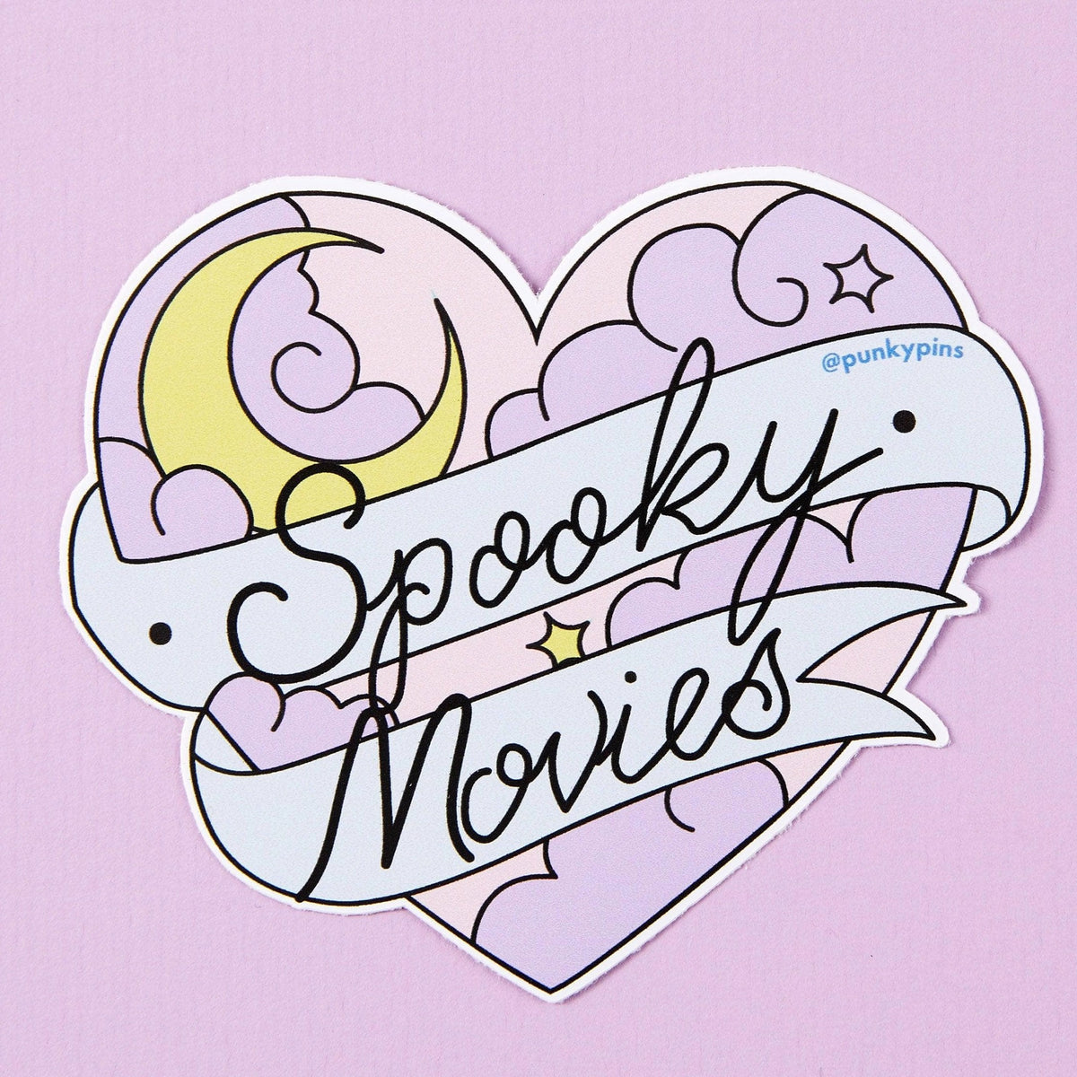 Spooky Movies Vinyl Sticker | Punky Pins – Outer Layer