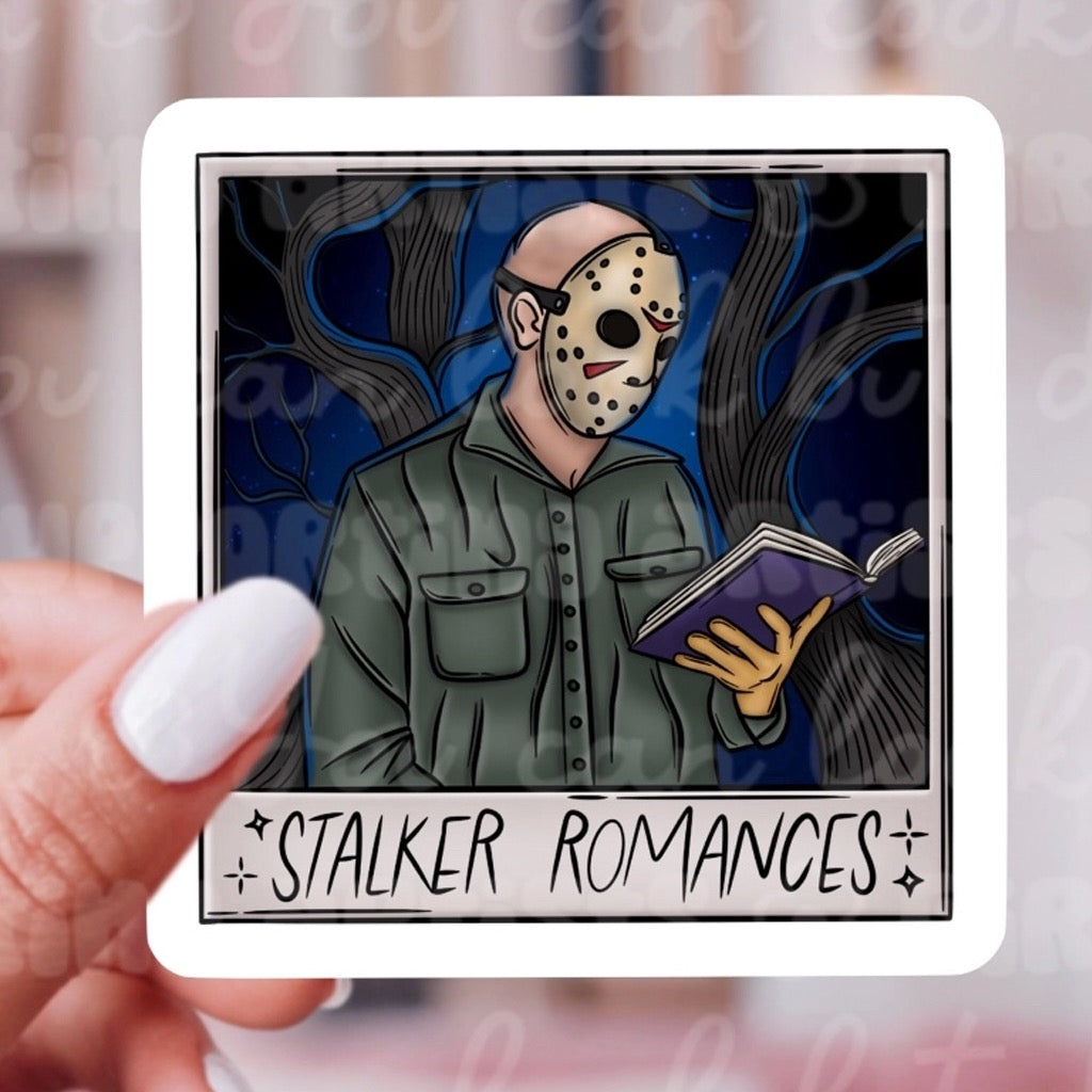 Stalker Romance Horror Bookish Sticker | Ace the Pitmatian Co – Outer Layer
