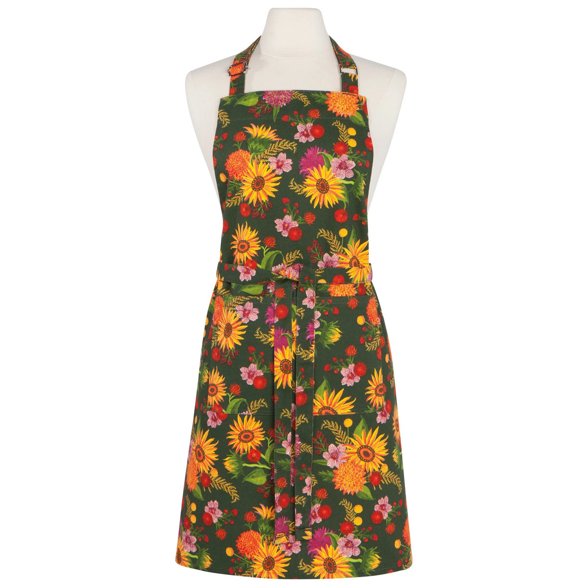 Sunflower Splendor Chef Apron | Danica – Outer Layer