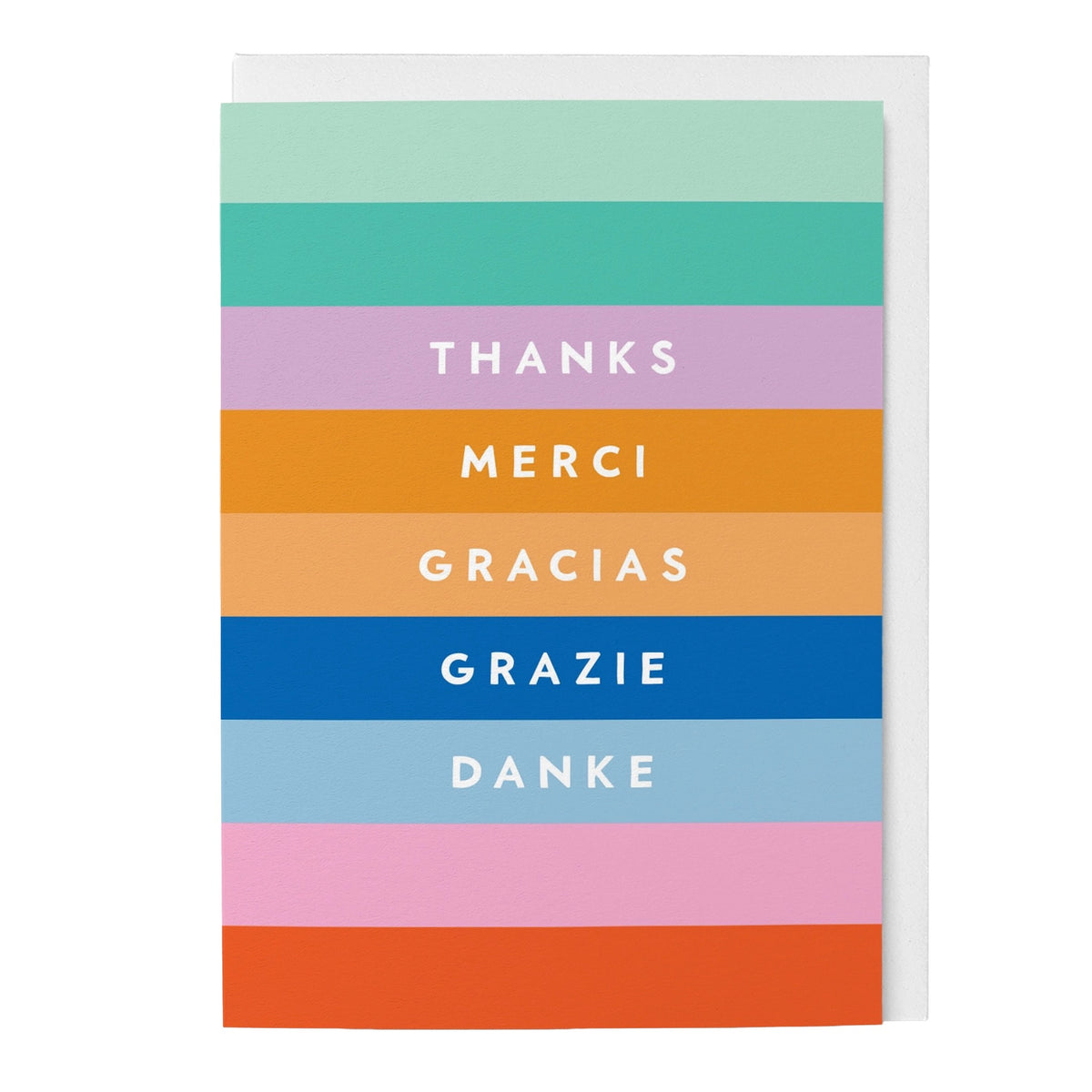 Thanks, Merci, Gracias, Grazie, Danke Card | Graphic Factory – Outer Layer