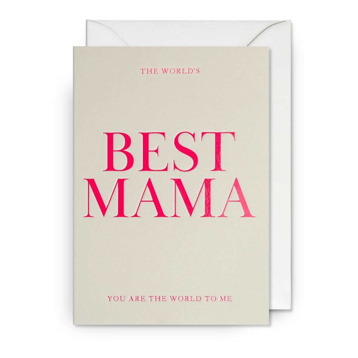 The Worlds Best Mama Card | Lagom Design – Outer Layer