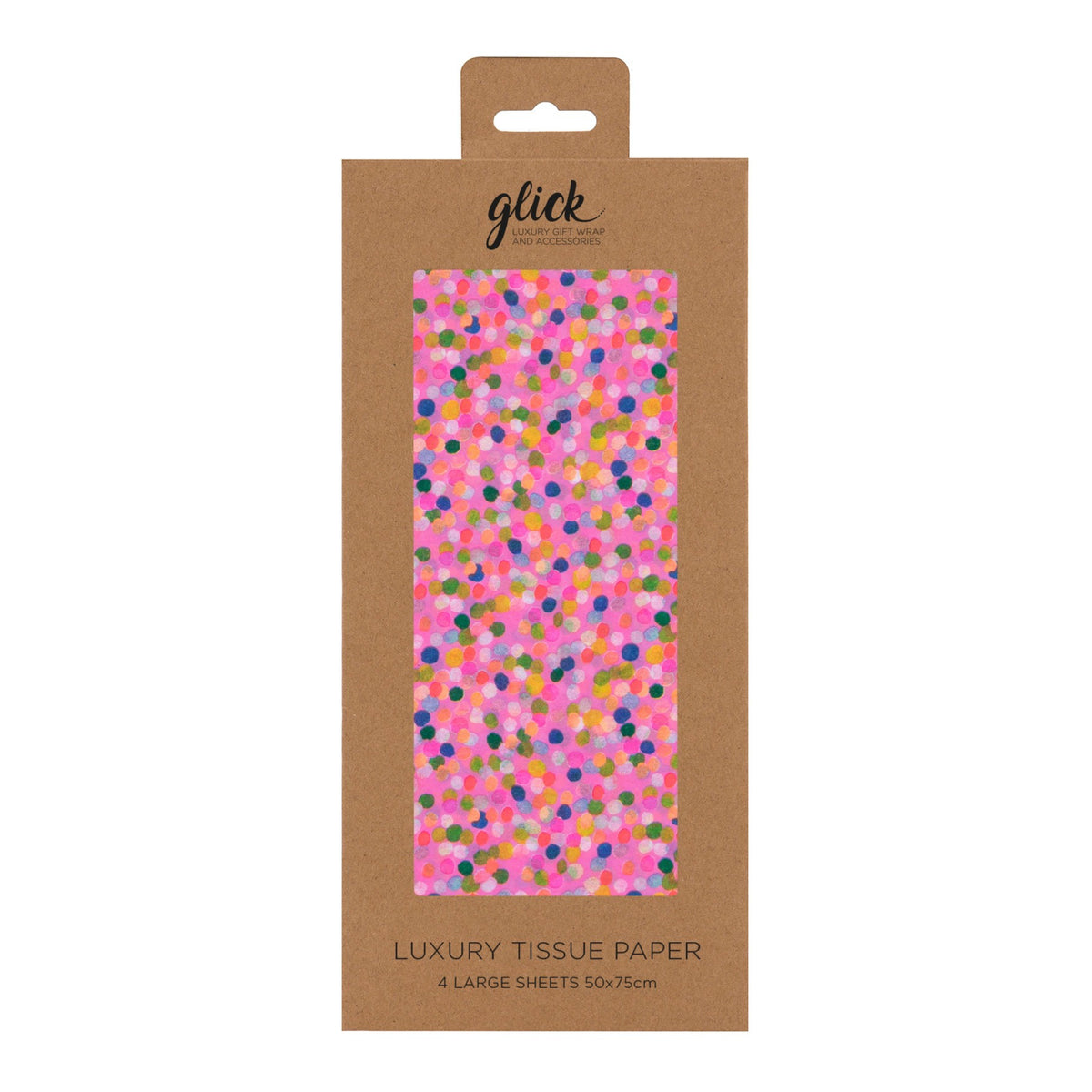 Tissue Spotty Pink | Glick – Outer Layer
