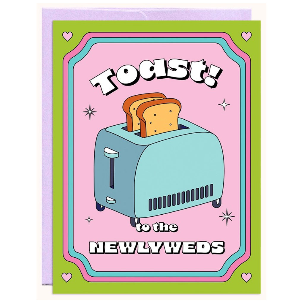 Toast(er) To The Newlyweds Card | Party Mountain Paper – Outer Layer