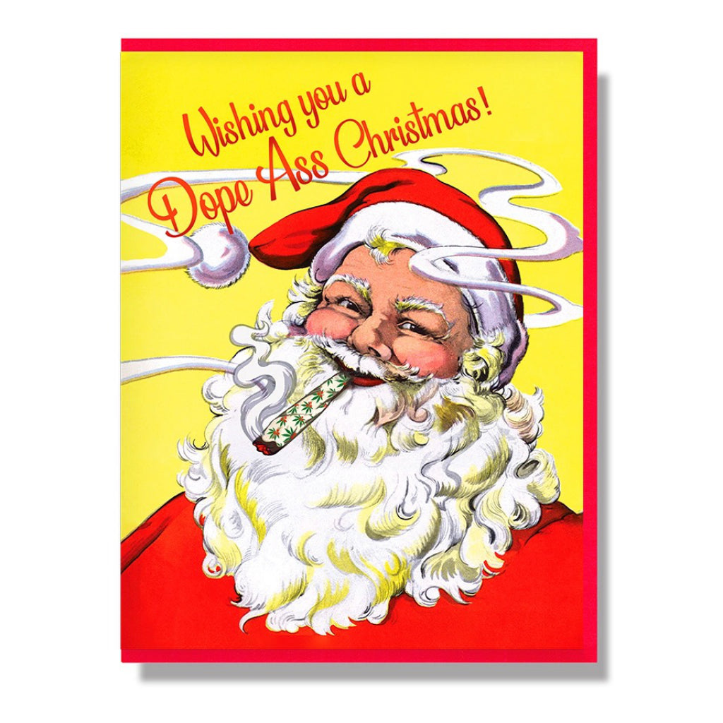 Wishing You A Dope Ass Christmas Card | Smitten Kitten – Outer Layer