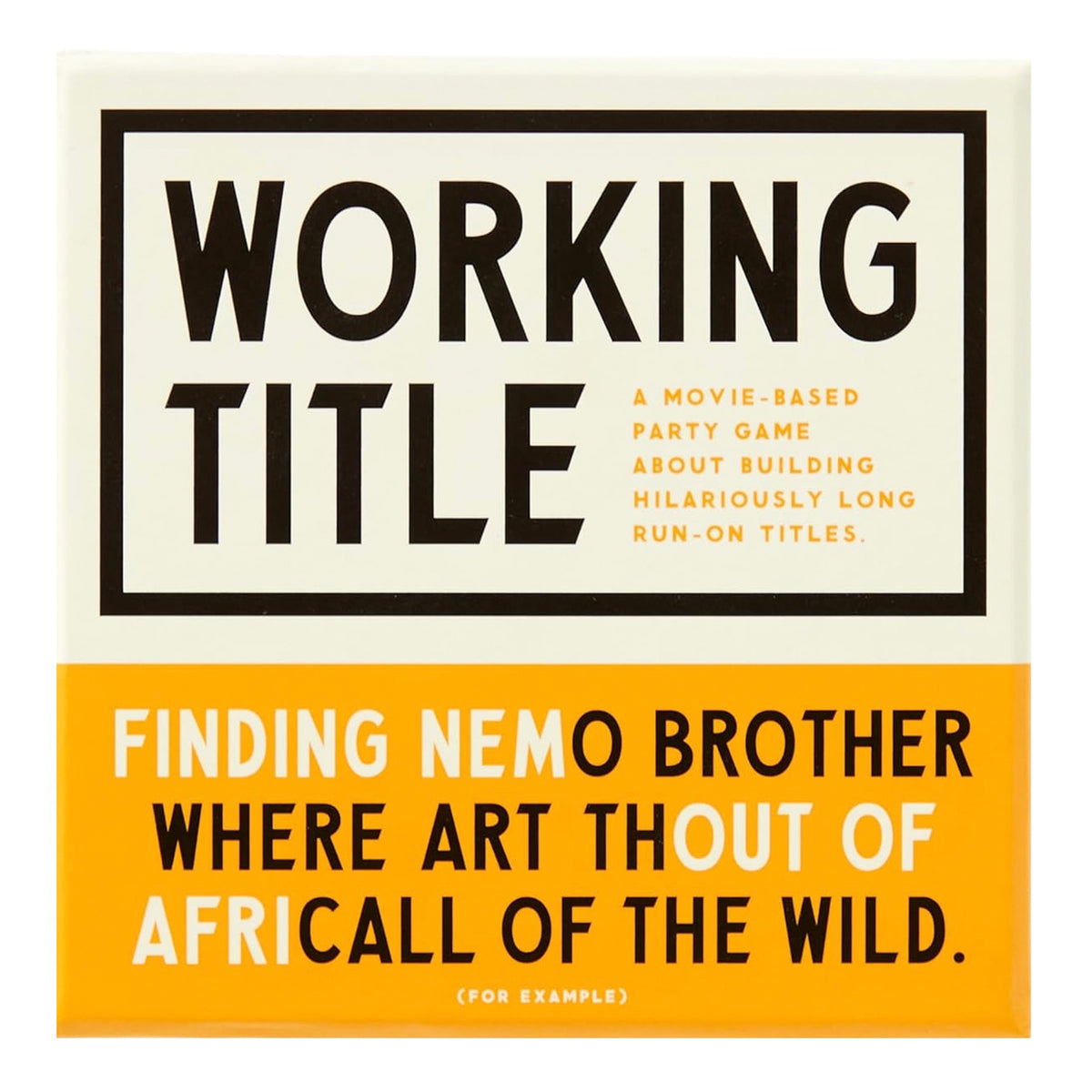 Working Title Game | Brass Monkey – Outer Layer