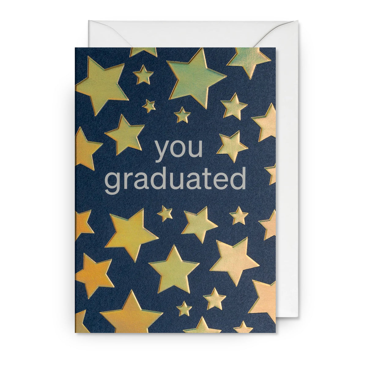 You Graduated Gold Stars Card | Lagom Design – Outer Layer
