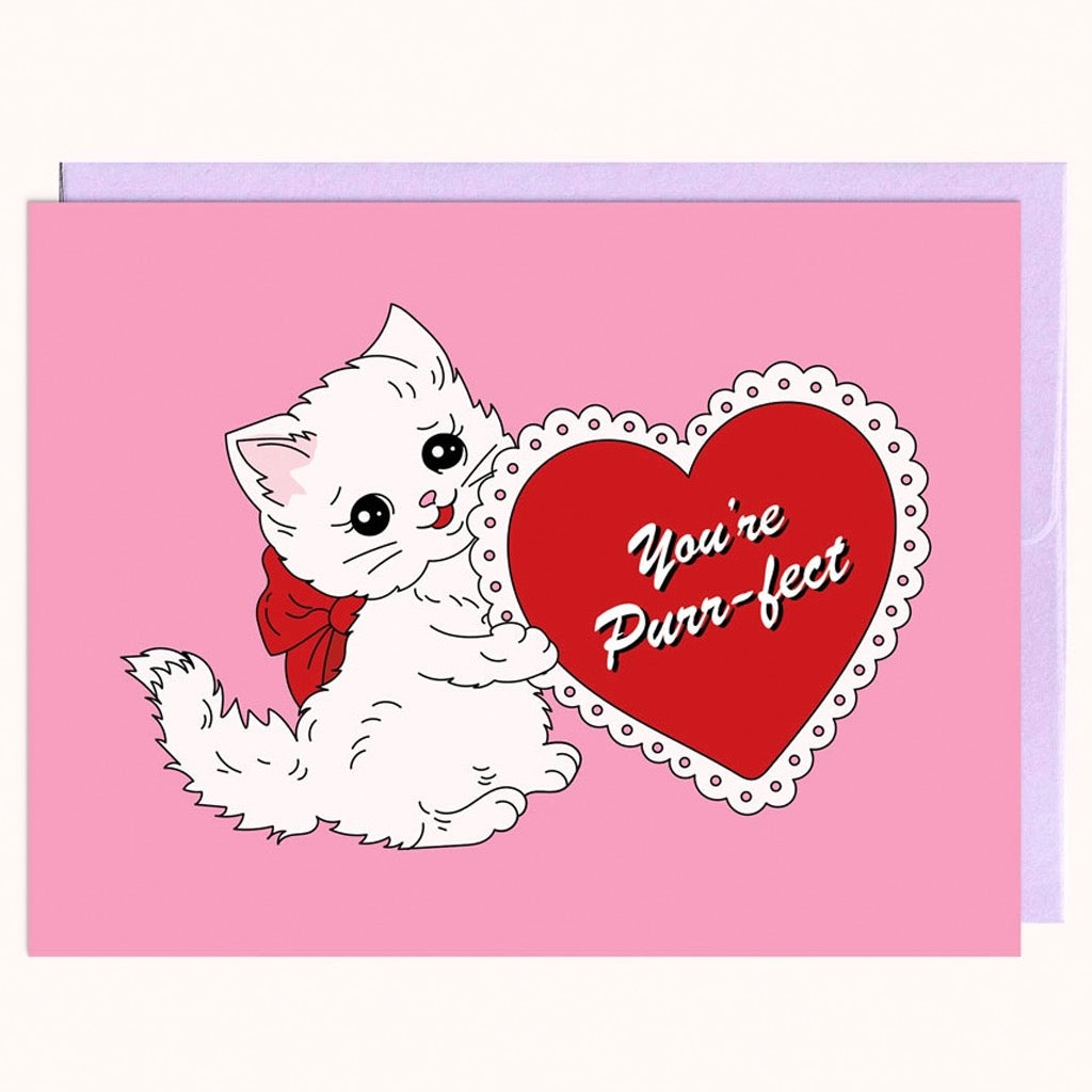 You're Purr-fect Kitten Card | Party Mountain Paper – Outer Layer