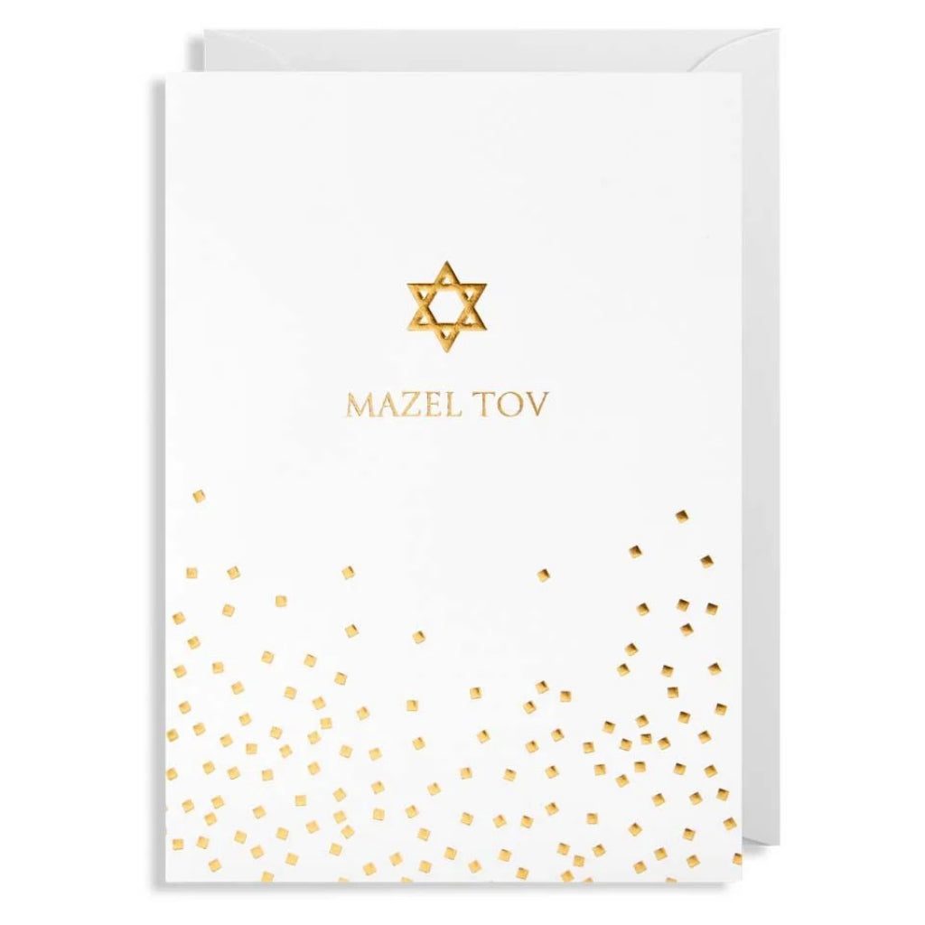 Mazel Tov Cold Confetti Card | Lagom Design – Outer Layer