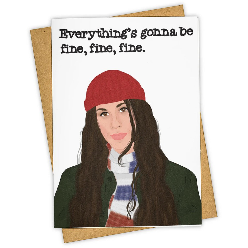 Alanis Morissette Fine Fine Fine Card by Tay Ham – Outer Layer