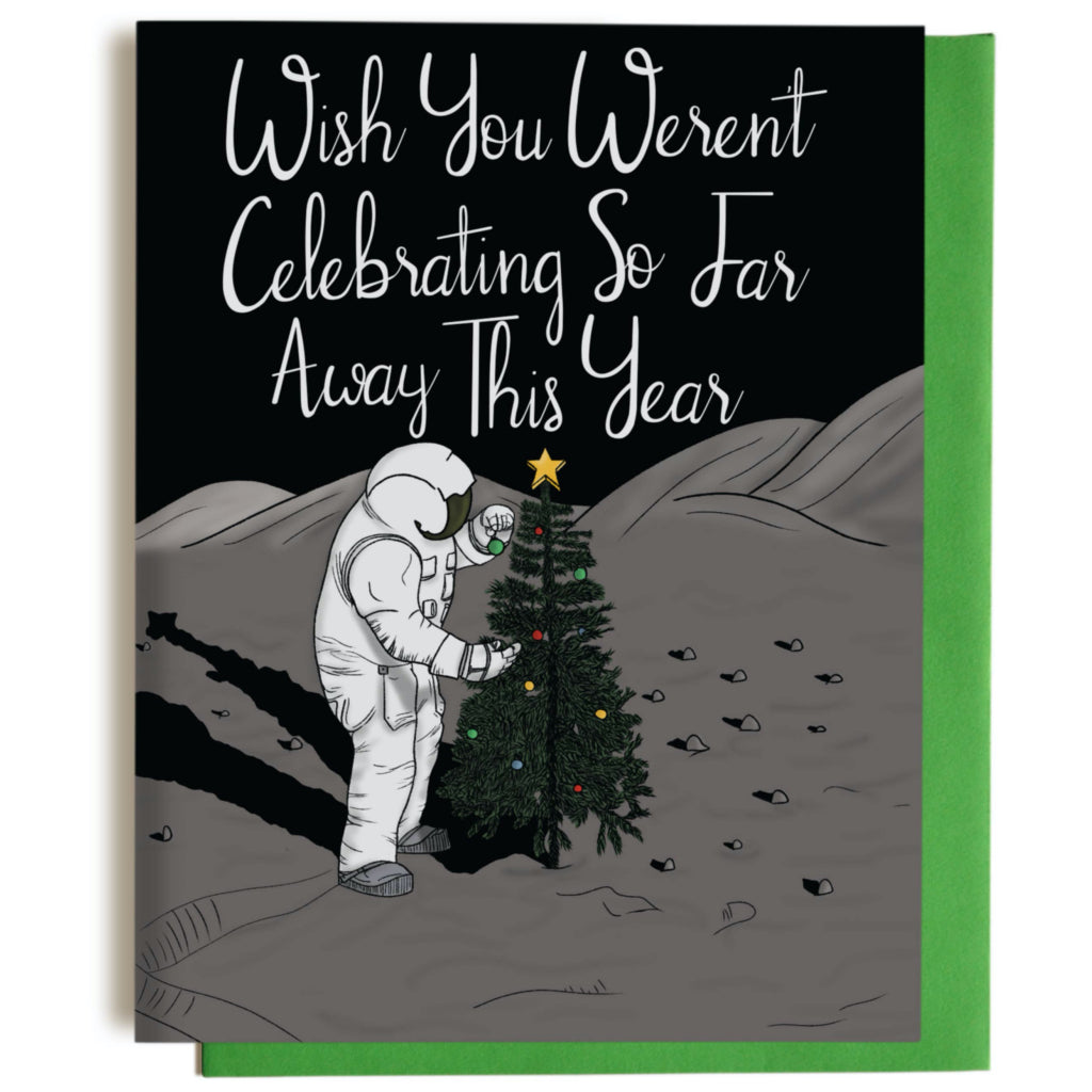 Astronaut Christmas Card by Greetings from Bergen Place – Outer Layer