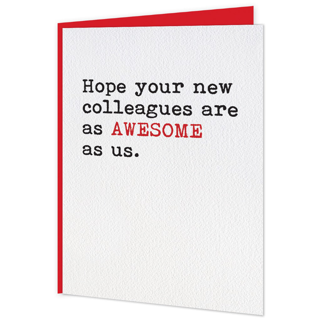 Awesome Colleagues Card by Brain Box Candy – Outer Layer