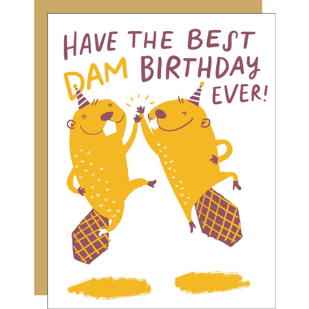 Best Dam Birthday Card by Hello Lucky – Outer Layer