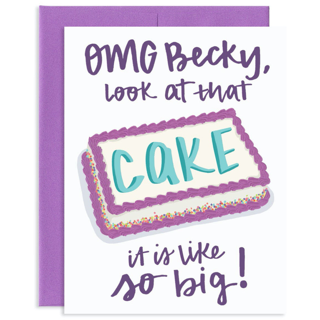 Big Cake Card by Grey Street Paper – Outer Layer