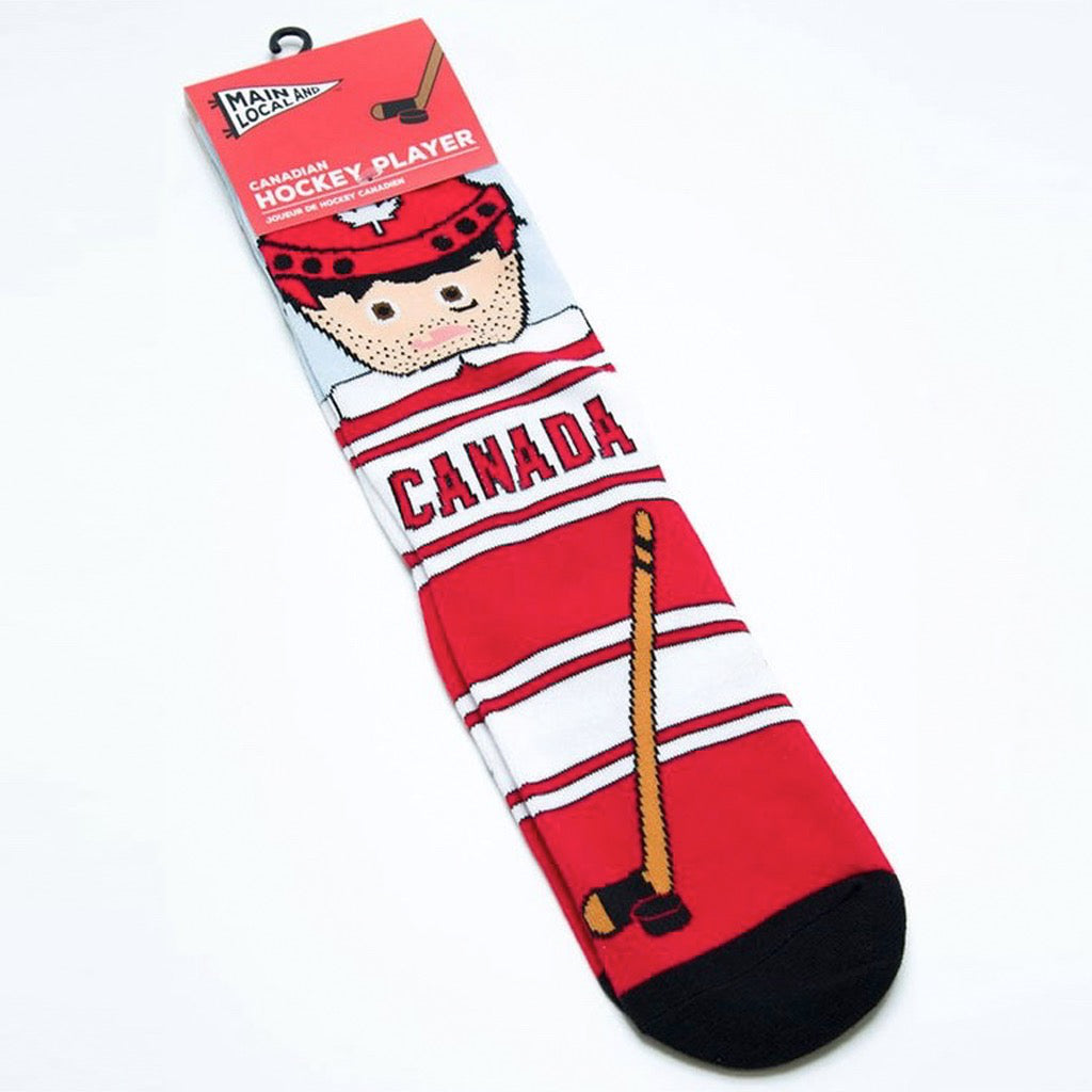 Canadian Hockey Player Socks by Main and Local – Outer Layer