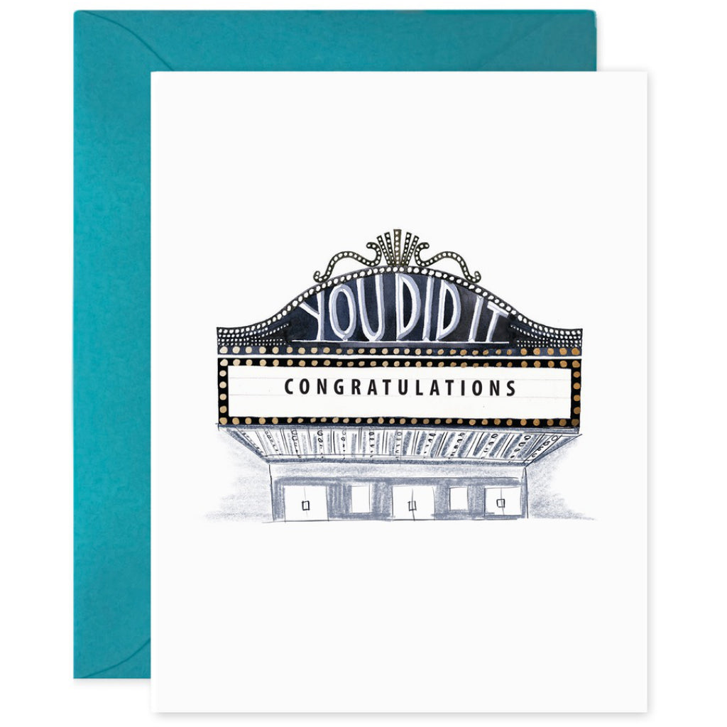 Congratulations Marquee Card by E. Frances – Outer Layer