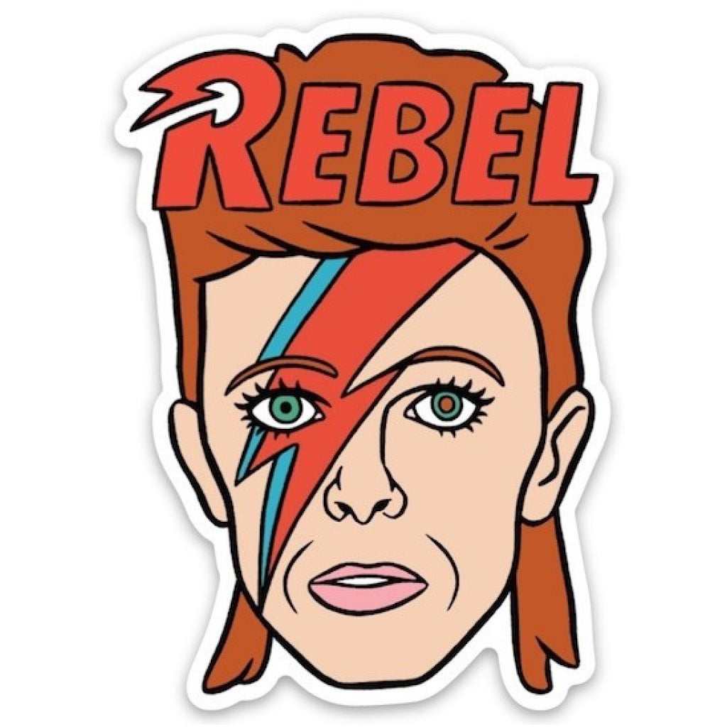 David Bowie Sticker by The Found – Outer Layer