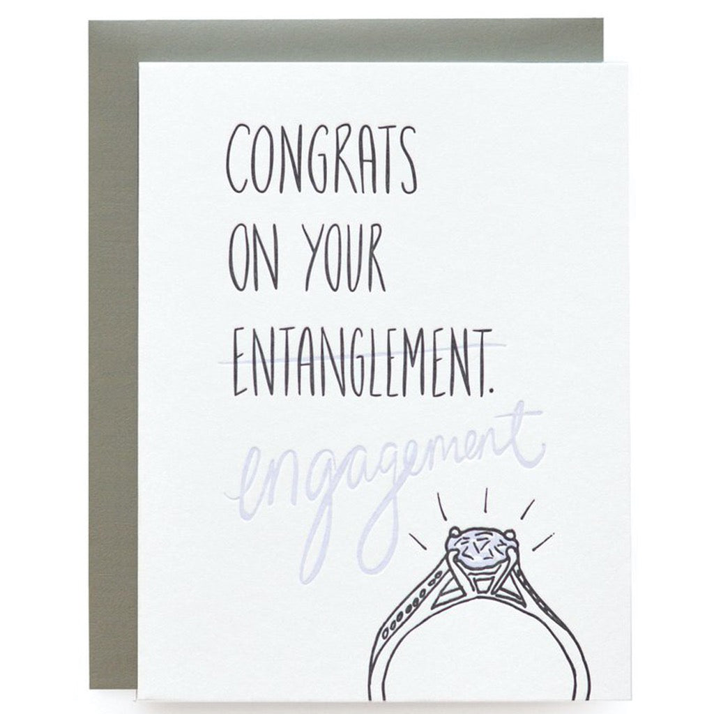 Entanglement / Engagement Card by Wild Ink Press – Outer Layer