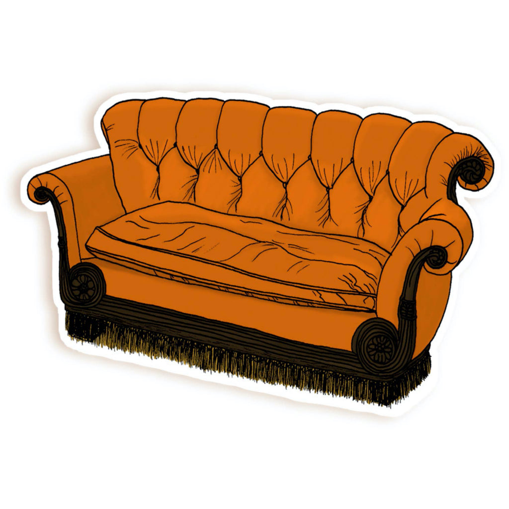 Friends Couch Sticker by Greetings from Bergen Place – Outer Layer